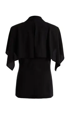 LANVIN Wool-blend Cape Jacket