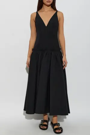 AMI Paris Dress With A Flared Hem