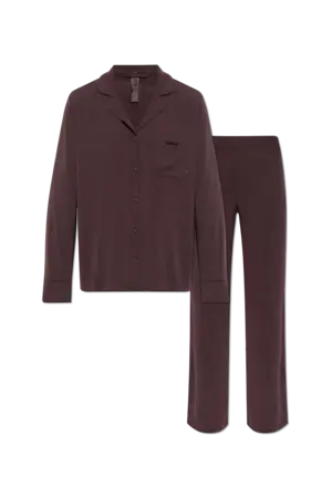 SKIMS Two-piece Pajama Set - Purple