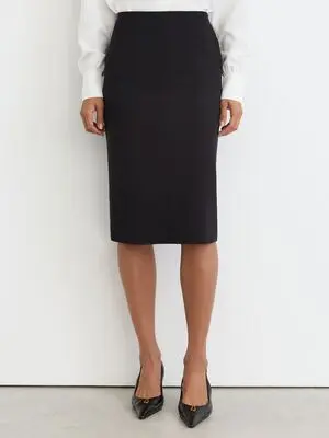 REISS Veronica High-rise Pencil Midi Skirt