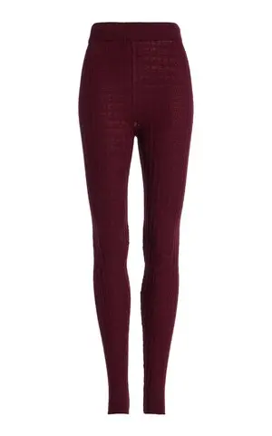 Cordova Soleil Wool Ski Pants - Burgundy