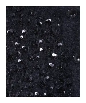 TWINSET Crew-neck Sequin Knit Top