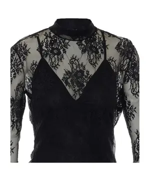 ANIYE BY Sheer Lace Dress