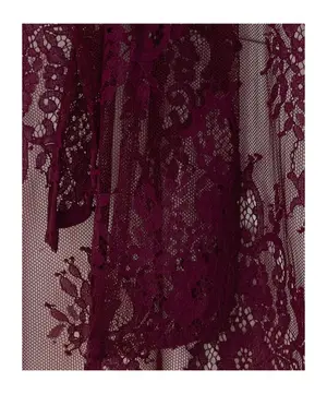 ANIYE BY Ruby Noir Lace Tie-neck Top