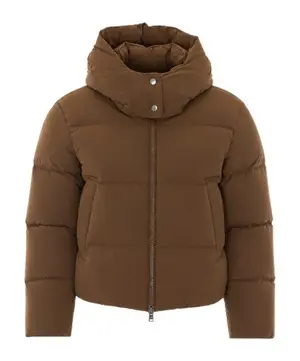 Woolrich Madison Hooded Down Jacket - Brown