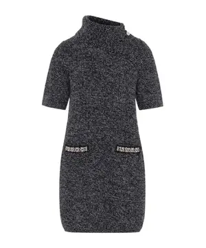 Liu Jo High Neck Knitted Dress