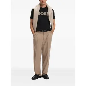 Hugo Boss Cotton-jersey T-shirt With Logo Artwork