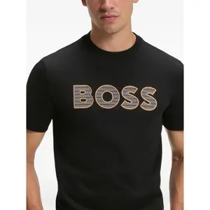 Hugo Boss Cotton-jersey T-shirt With Logo Artwork
