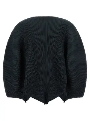 Issey Miyake Leaf Pleats Cardigan