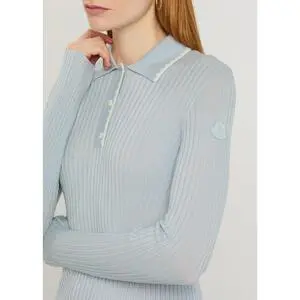 Moncler Long-sleeve Polo Shirt
