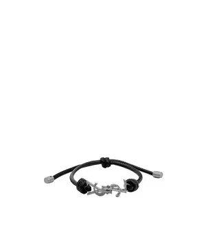 Saint Laurent Braided Rope Bracelet