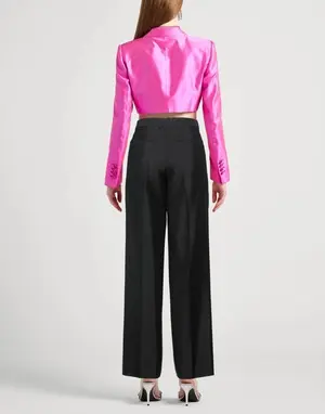 Burberry Solid Twill Slim-fit Trousers