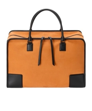 Loewe Amazona 180 Duffle In Nubuck - Paprika