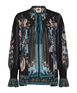 Farm Rio Floral Printed Shirt
