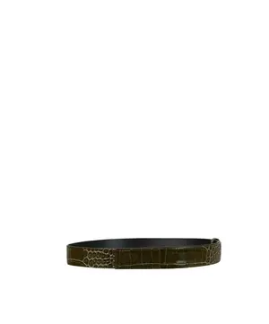 MAISON MARGIELA Crocodile-print Belt