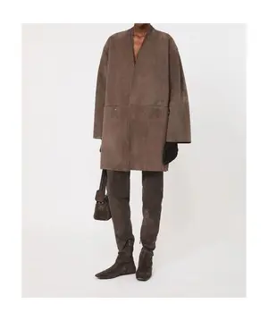 Max Mara Suede Overcoat