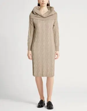 Max Mara Simple Knitted Long-sleeve Dress