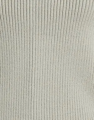 Rick Owens Solid-colored Strapless Knit Crop Top