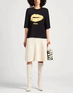 Isabel Marant Étoile Gold Printed Short-sleeve Tee