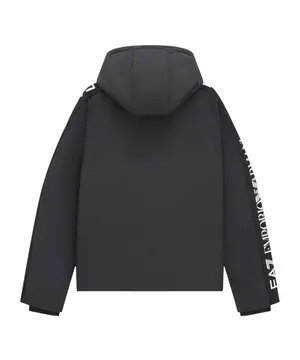 EA7 Oversized Fit Padded Hooded Bomber Jacket