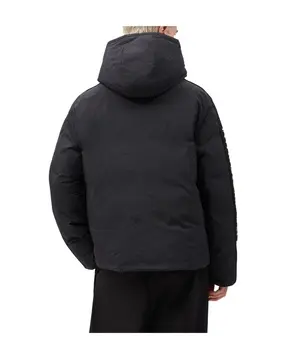 EA7 Oversized Fit Padded Hooded Bomber Jacket