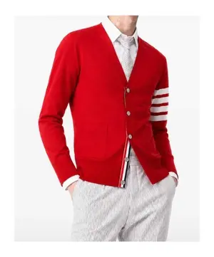 Thom Browne 4-bar Merino Wool Cardigan
