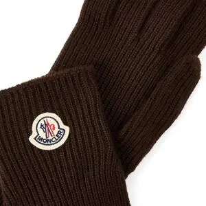 Moncler Ribbed Knitted Gloves
