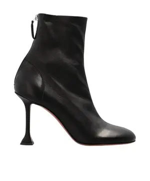 Amina Muaddi Iris High-heeled Ankle Boots - Black
