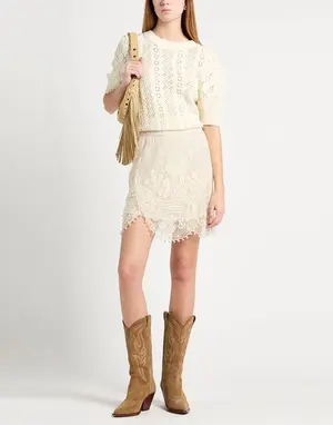 Isabel Marant Étoile Solid Paneled Ruffled Flared Skirt