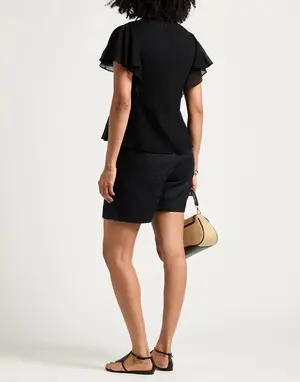 Chloé Solid Short-sleeve Dress