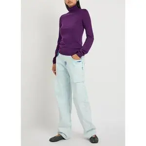 MAISON MARGIELA Wool And Silk-blend Top