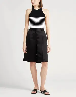 Max Mara Striped Short-sleeve Knit Top