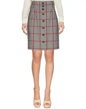 Dolce & Gabbana Plaid Midi Skirt
