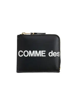 Comme Des Garçons Zippered Card Holder - Black