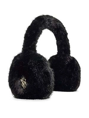 Victoria's Secret Faux Fur Earmuffs - Black