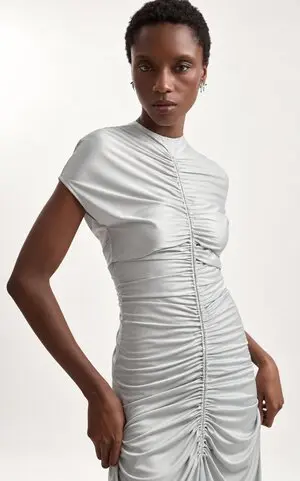 FRANCESCA MIRANDA Cassandra Ruched Maxi Dress