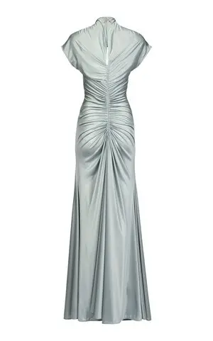 FRANCESCA MIRANDA Cassandra Ruched Maxi Dress