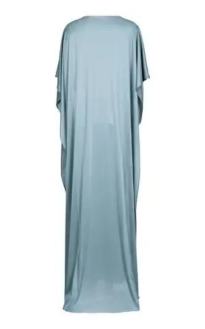 FRANCESCA MIRANDA Calma Draed Jersey Maxi Dress