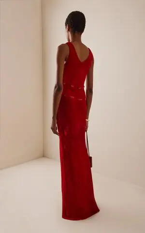 Bernadette Camille Velvet Maxi Dress