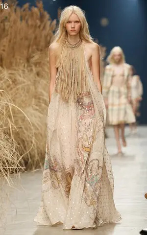 Etro Patterned Silk-blend Maxi Dress
