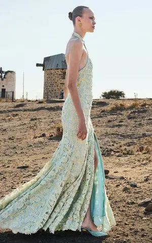 LA FUORI Isolde Cotton Maxi Dress