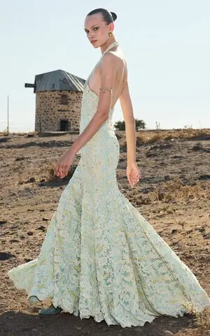 LA FUORI Isolde Cotton Maxi Dress