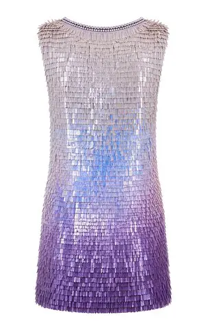 LA FUORI Iridescent Aura Mini Dress