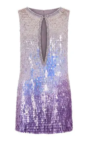 LA FUORI Iridescent Aura Mini Dress
