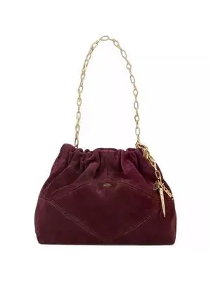 Ba&sh June Chain-link Suede Tote Bag