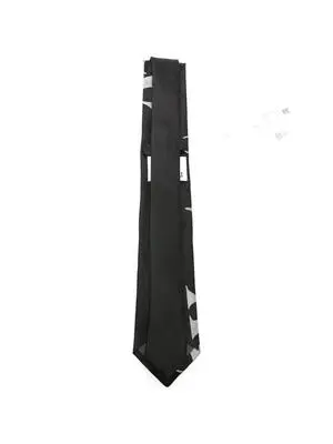 VIVIENNE WESTWOOD Logo-print Orb-embroidered Tie