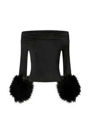 Andamane Tyla Faux-fur Cuff Sweater
