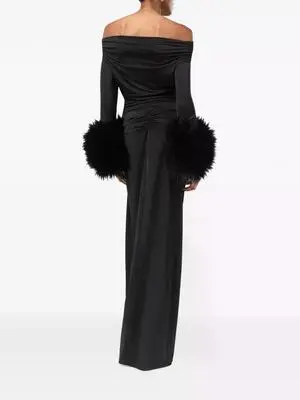 Andamane Tyla Faux-fur Cuff Sweater - Black