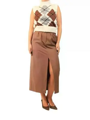 Ermanno Scervino Argyle-knit Vest