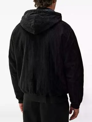 C.P. COMPANY 350 Corduroy Hooded Lens Padded Sweatshirt